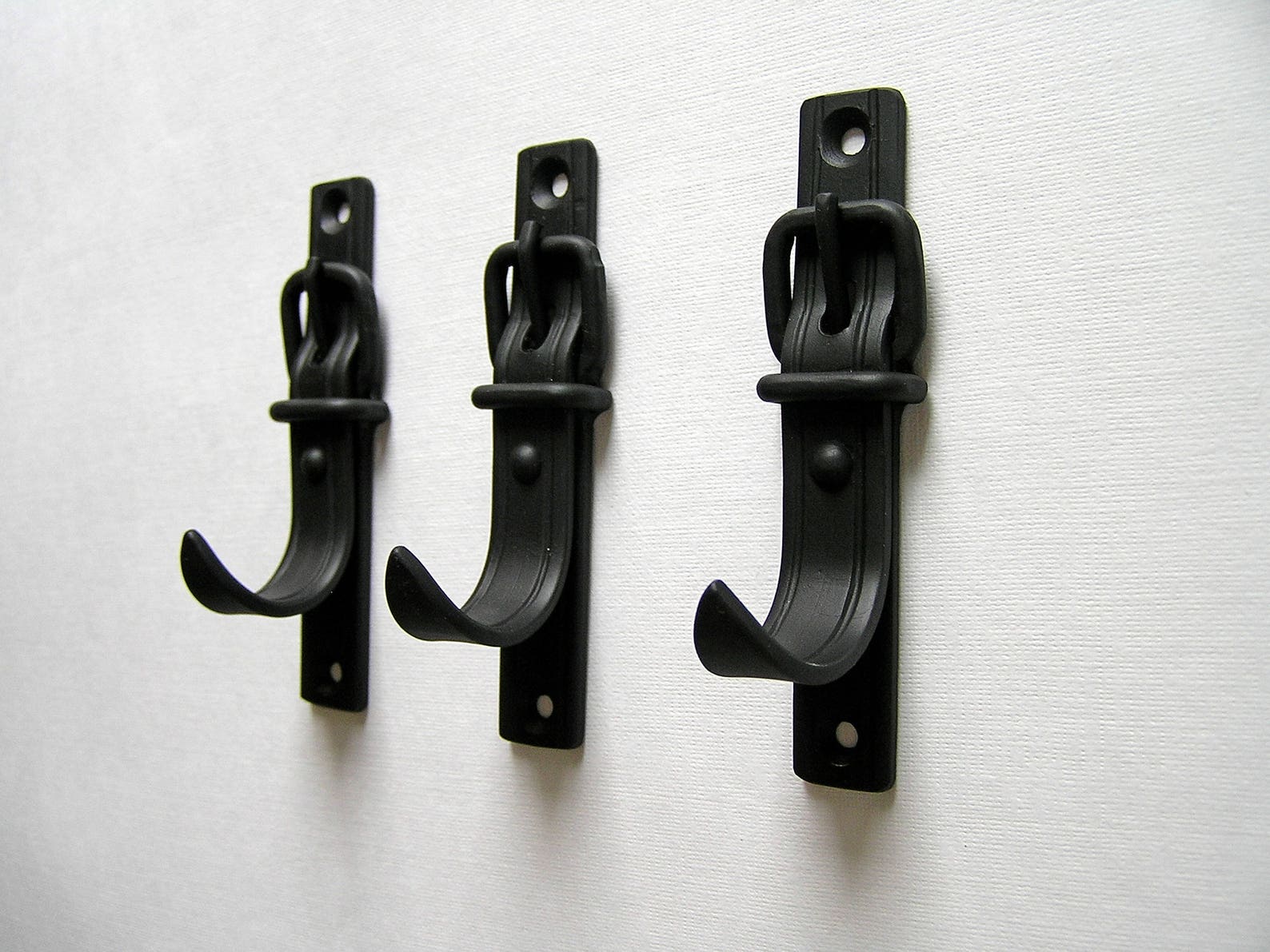 Forged Hook Black Color Wall Hook Decorative Hook Bathroom | Etsy