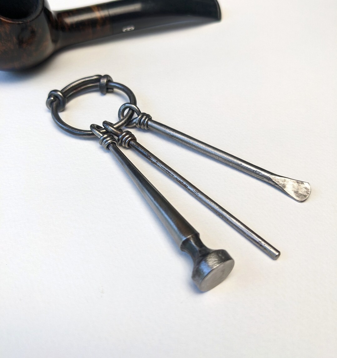 Forged Smoking Pipe Tool Pick, Reamer, Tamper Road Set Tobacco Smoking ...