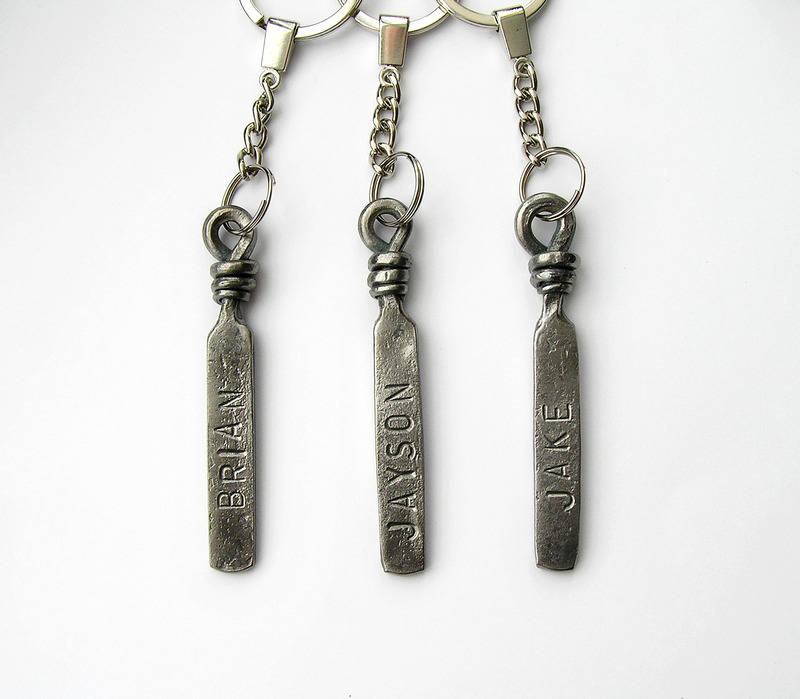 Personalized Forged Keychain Name Keyring Custom Keychain 6th | Etsy