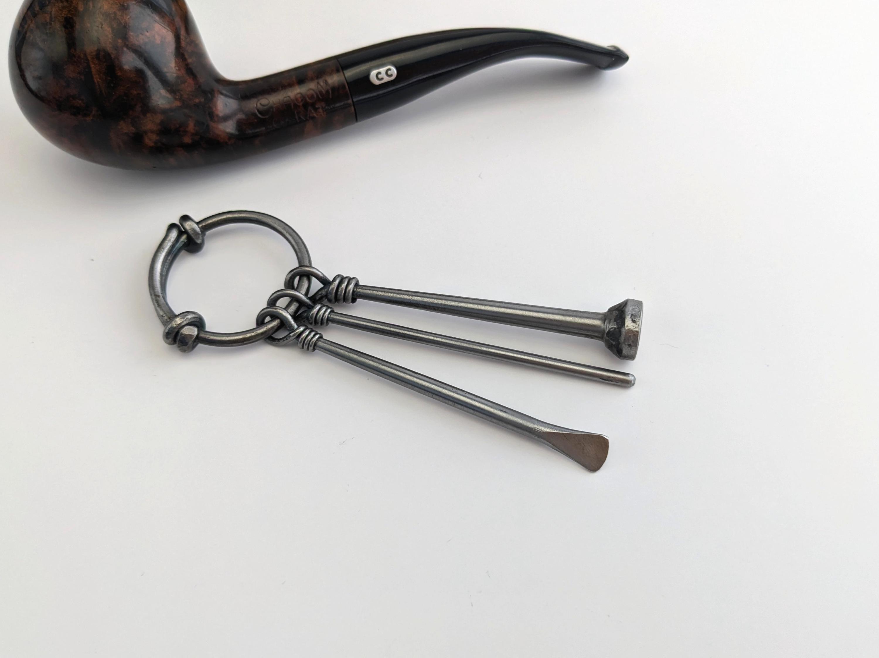 Forged Smoking Pipe Tool Pick, Reamer, Tamper Road Set Tobacco Smoking ...
