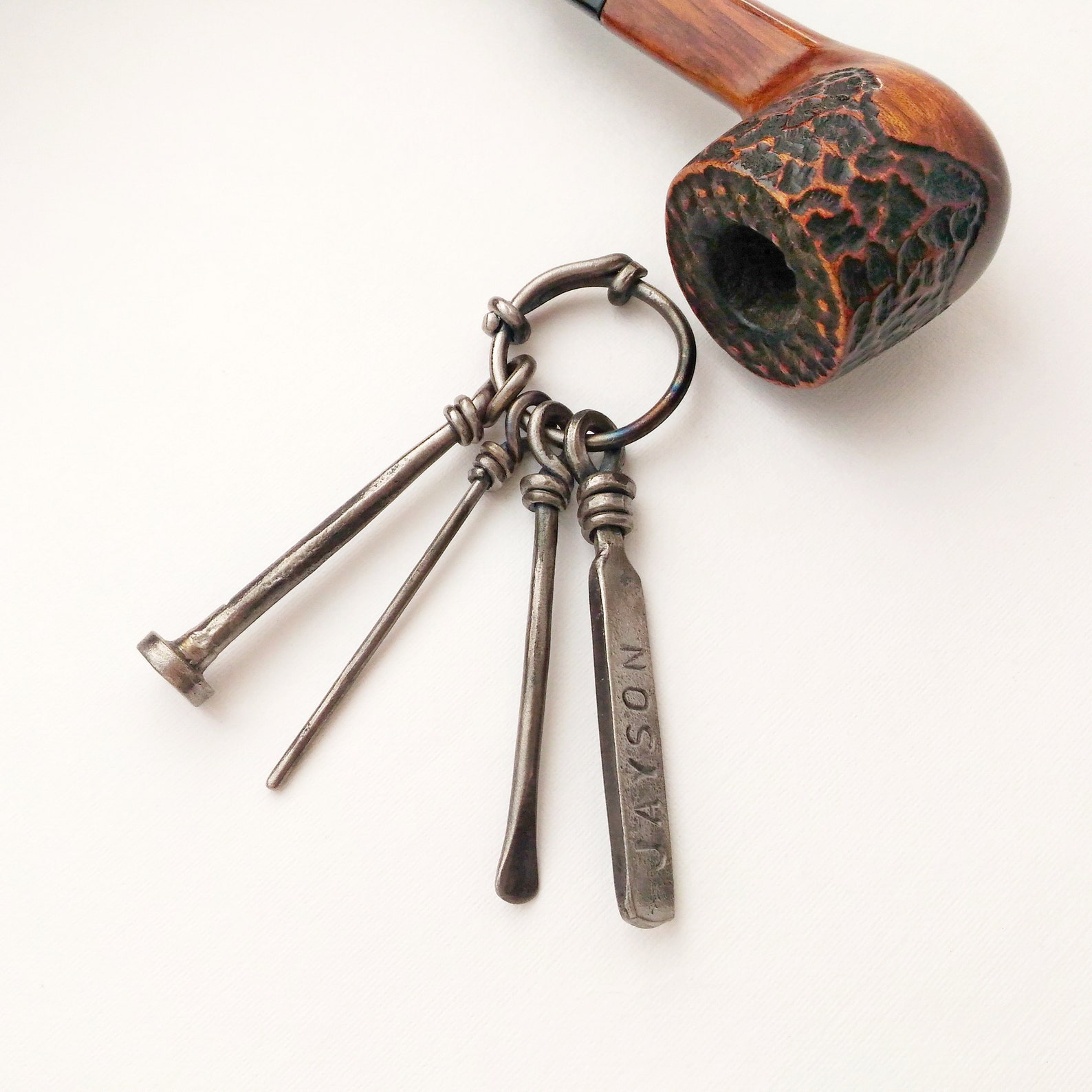 Personalized Forged Tamper and Cleaning Smoking Pipe Tools - Etsy