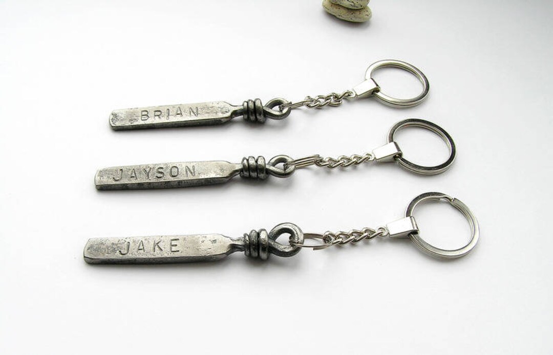 Personalized Forged Keychain Name Keyring Custom Keychain 6th ...