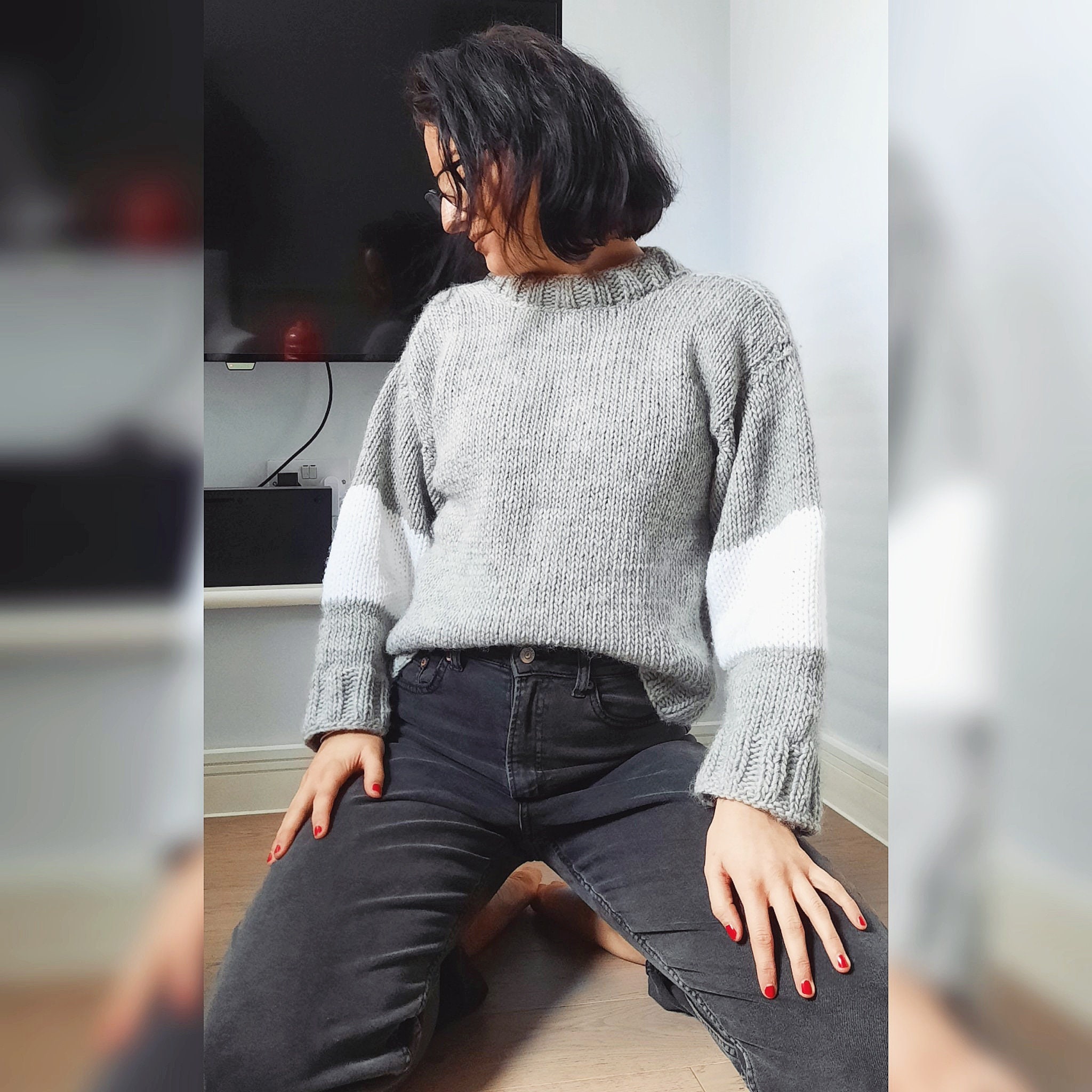 Knitting Pattern Knitting Pdf Pdf Pattern Oversized Sweater