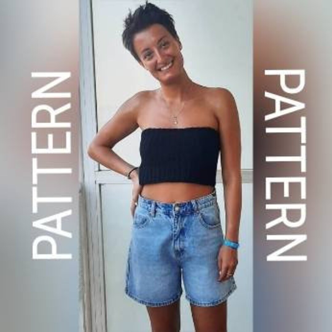 Drawstring Crochet Pattern / Strapless Top / Crochet Tutorial / Easy ...