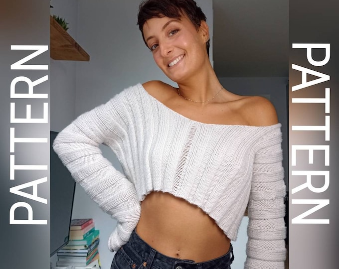 Chunky Knit Jumper Pattern: the Sunday Brunch, Beginner Friendly (PDF ...