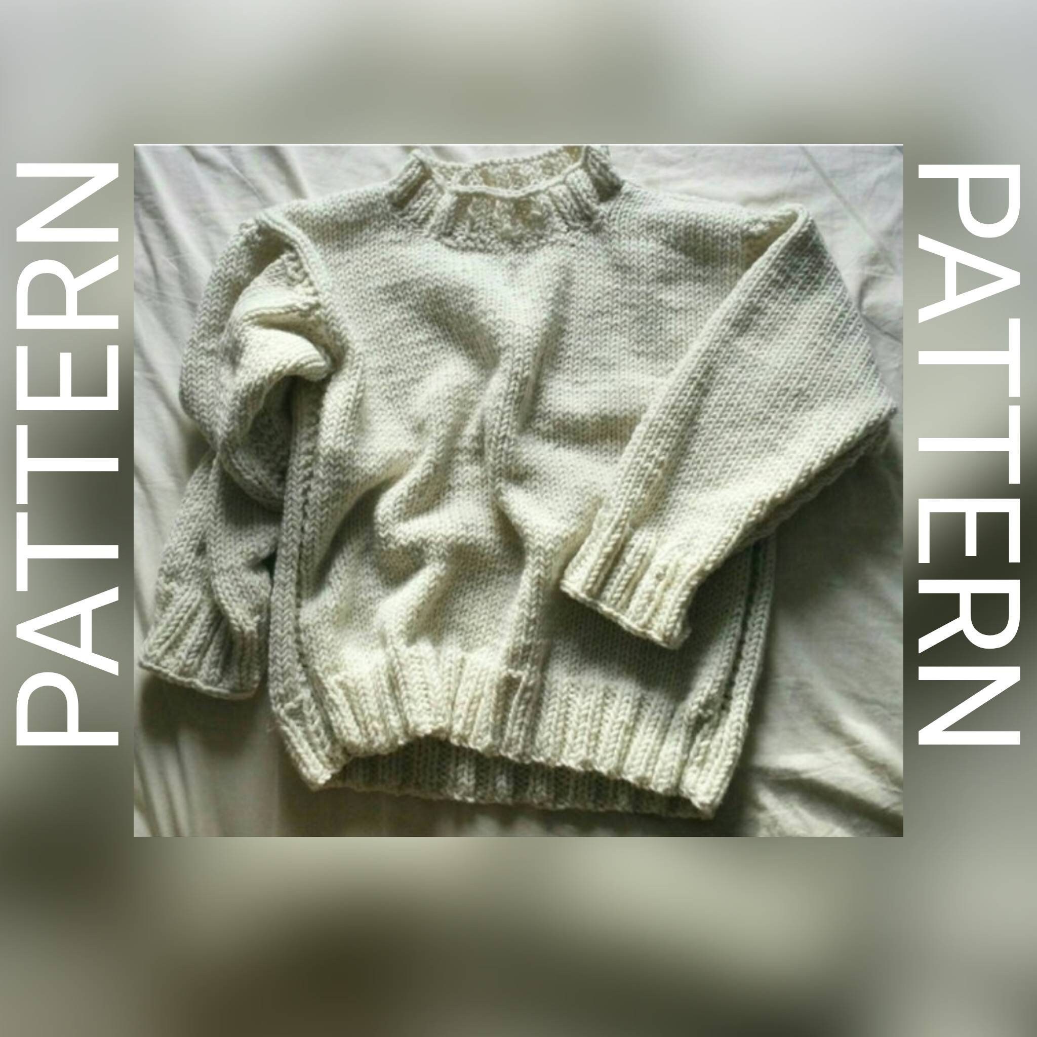 Knitting Pattern / Knitting Pdf / Pdf Pattern / Oversized | Etsy UK