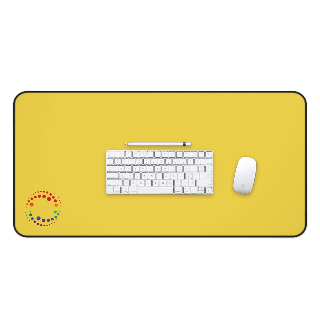 Lgbtq Desk Mat Pride Artful Desk Mat Rainbow Minimalist Desk Mat Line ...