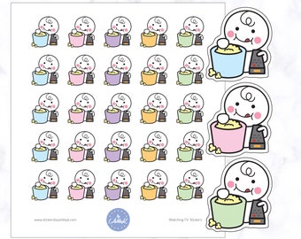 Large TV Planner Stickers TV Stickers Televison Stickers TV Show ...