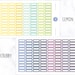 Mini Thin Label Planner Stickers | Label Planner Stickers | Mini Label ...