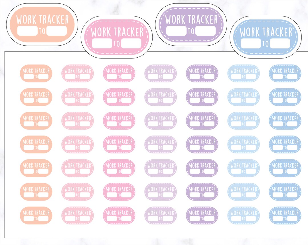 Mini Work Planner Stickers Work Planner Stickers Mini Work - Etsy