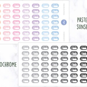Mini Screen Time Tracker Planner Sticker | Social Media Tracking ...