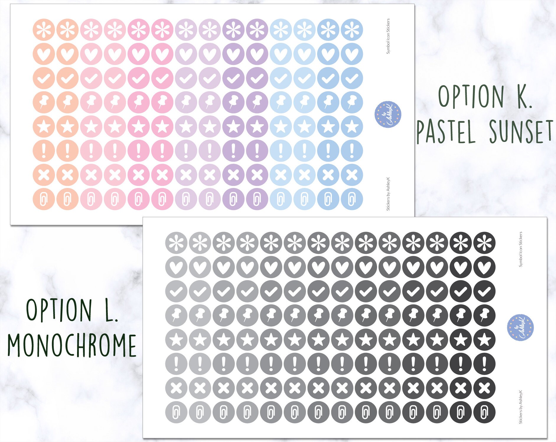 Symbol Icon Planner Stickers Symbol Planner Stickers Icon - Etsy Australia