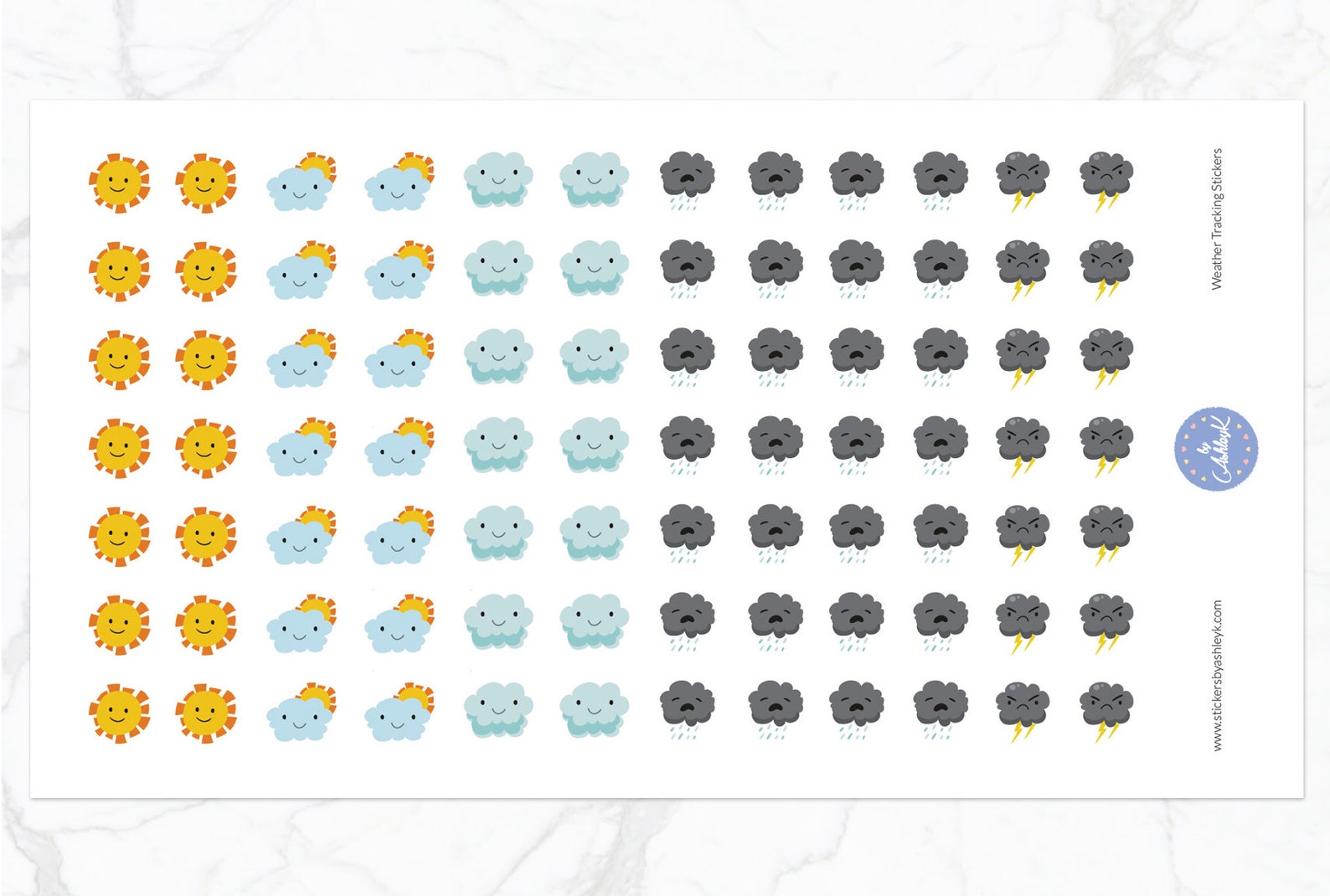 Weather Tracking Stickers Weather Planner Stickers Planner - Etsy