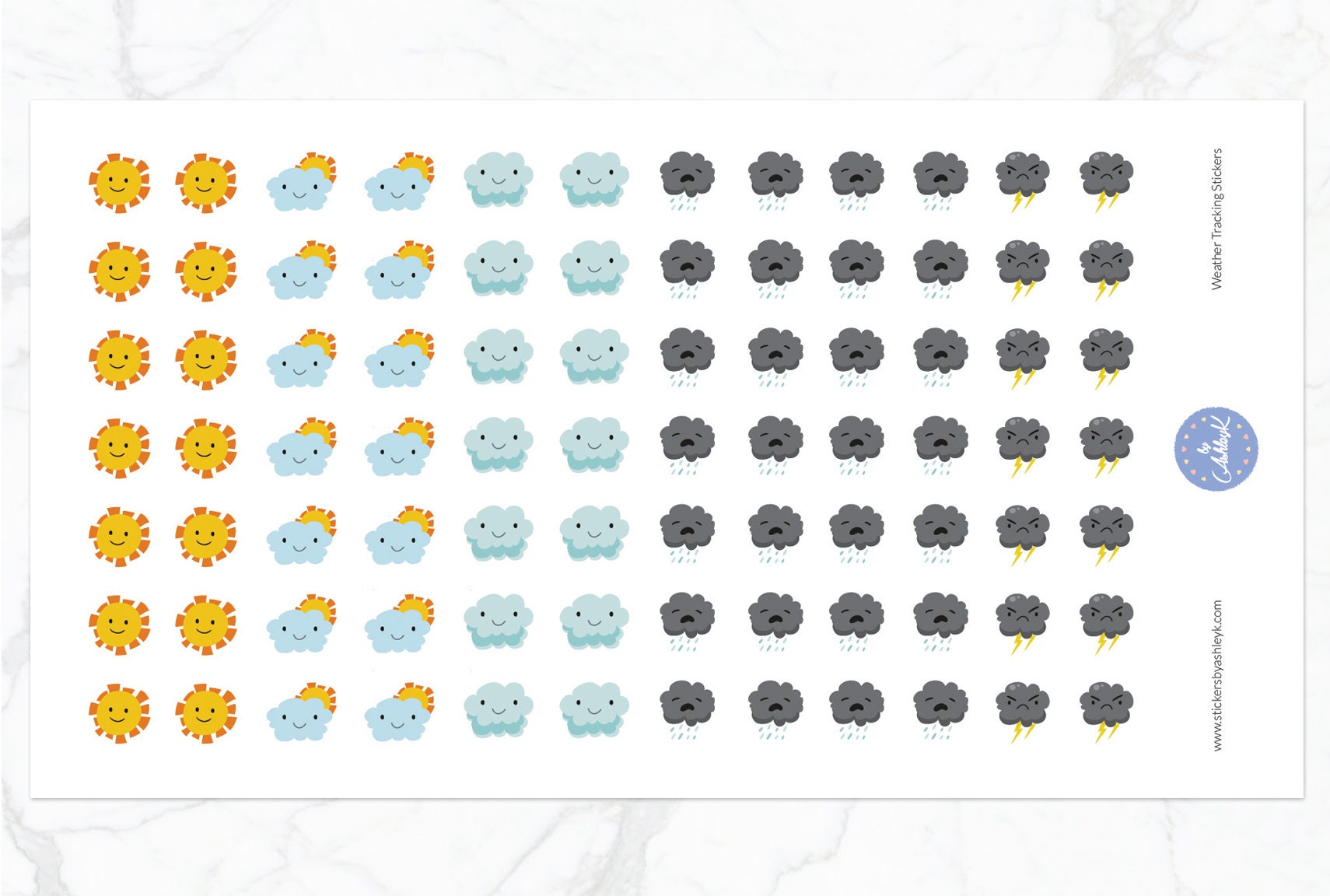 Weather Tracking Stickers Weather Planner Stickers Planner - Etsy