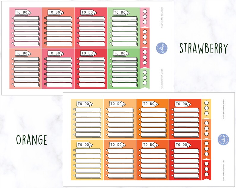 To Do Checklist Box Stickers | to Do List Planner Stickers | to Do ...