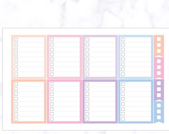 Check Mark Stickers, Planner Stickers, to Do List, Checklist Stickers ...