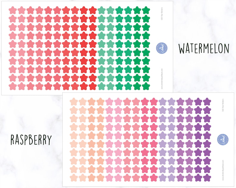 160 Star Planner Stickers | Star Icon Stickers | Planner Stickers ...