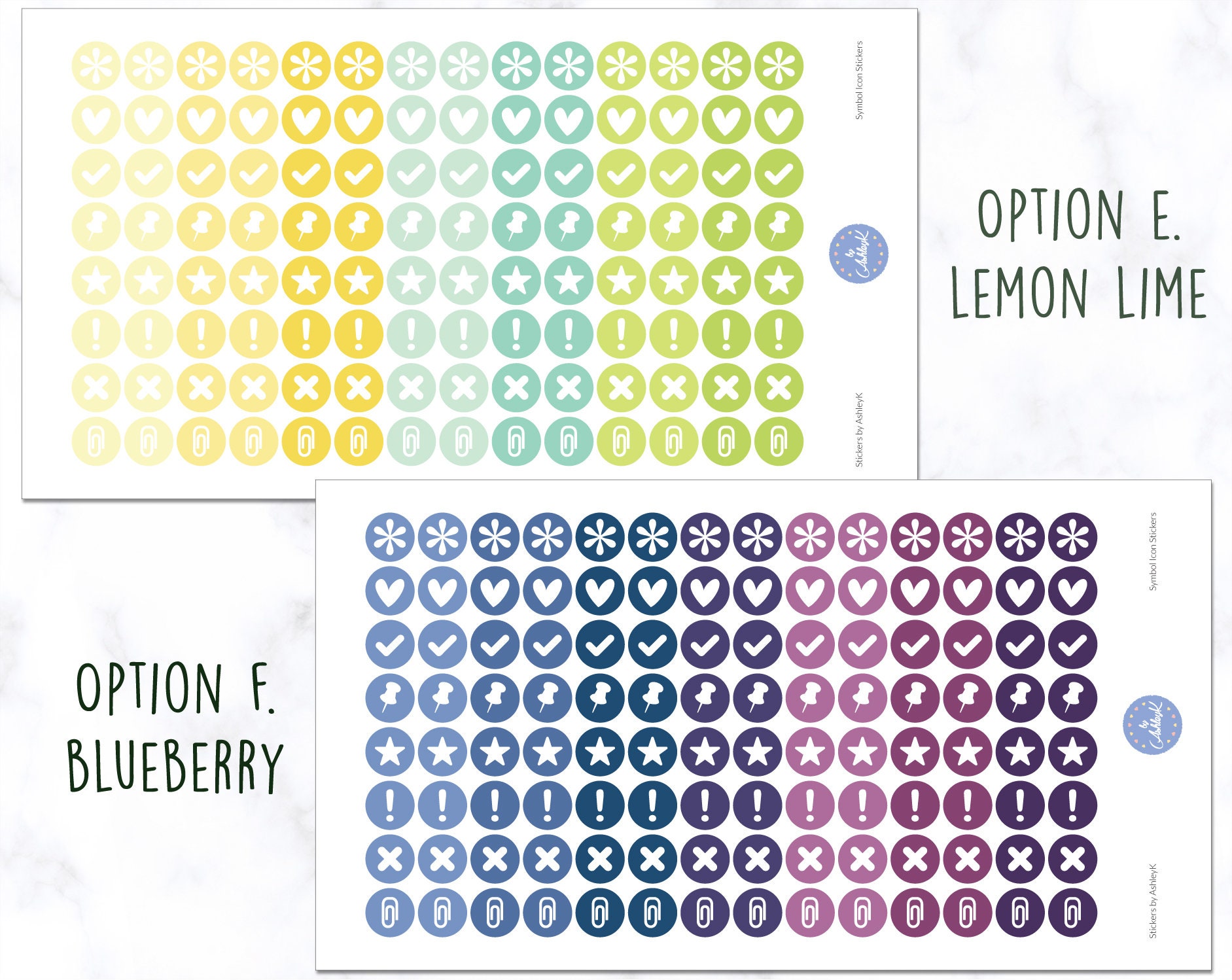 Symbol Icon Planner Stickers Symbol Planner Stickers Icon - Etsy Australia