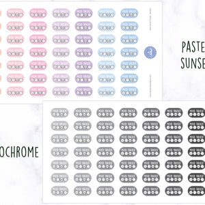 Mini Mood Tracker Planner Stickers | Mood Stickers | Mood Tracking ...