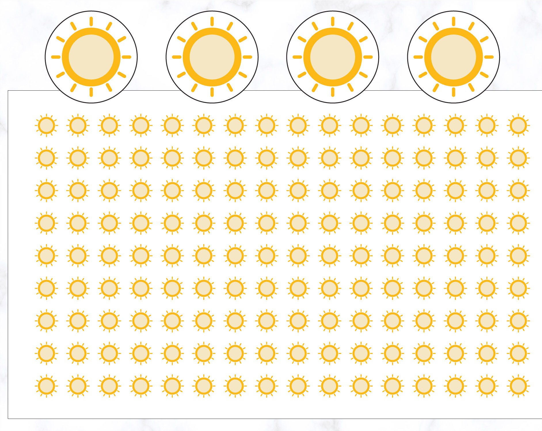 144 Sunny Weather Stickers Weather Planner Stickers Planner Stickers ...