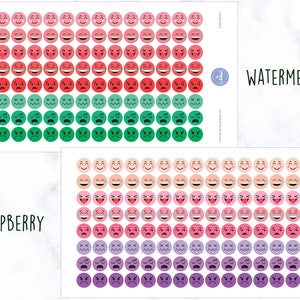 Emoji Stickers | Emoticon Round Stickers | Cute Emoticon Stickers ...