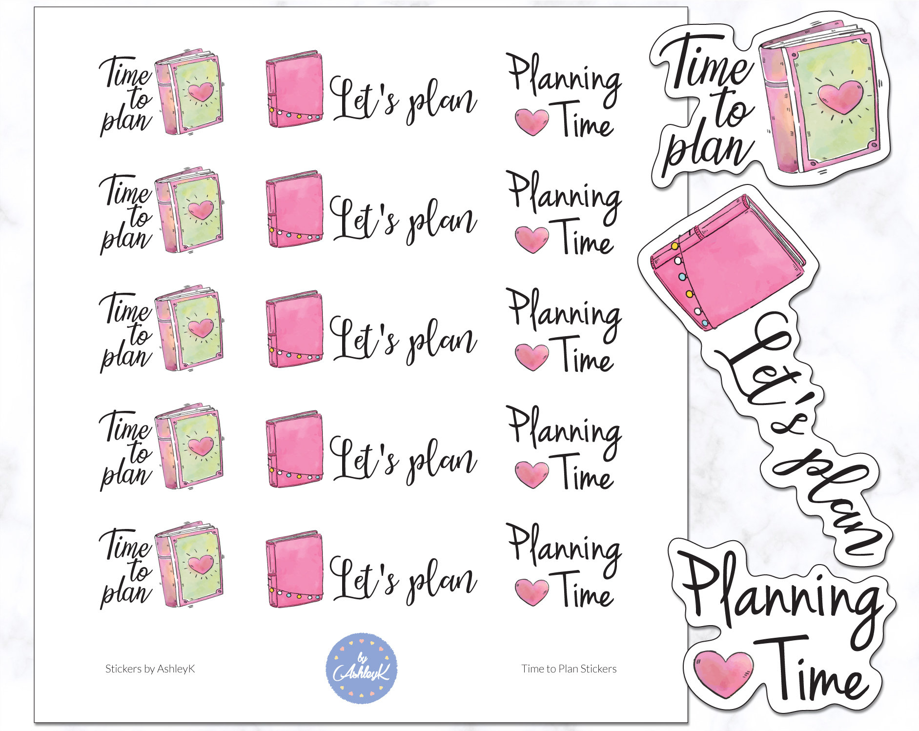 Time to Plan Stickers Planning Time Stickers Let's - Etsy Australia