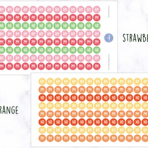 112 AM PM ND Round Stickers | Work Shift Stickers | Am Pm Planner ...