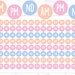 112 AM PM ND Round Stickers | Work Shift Stickers | Am Pm Planner ...