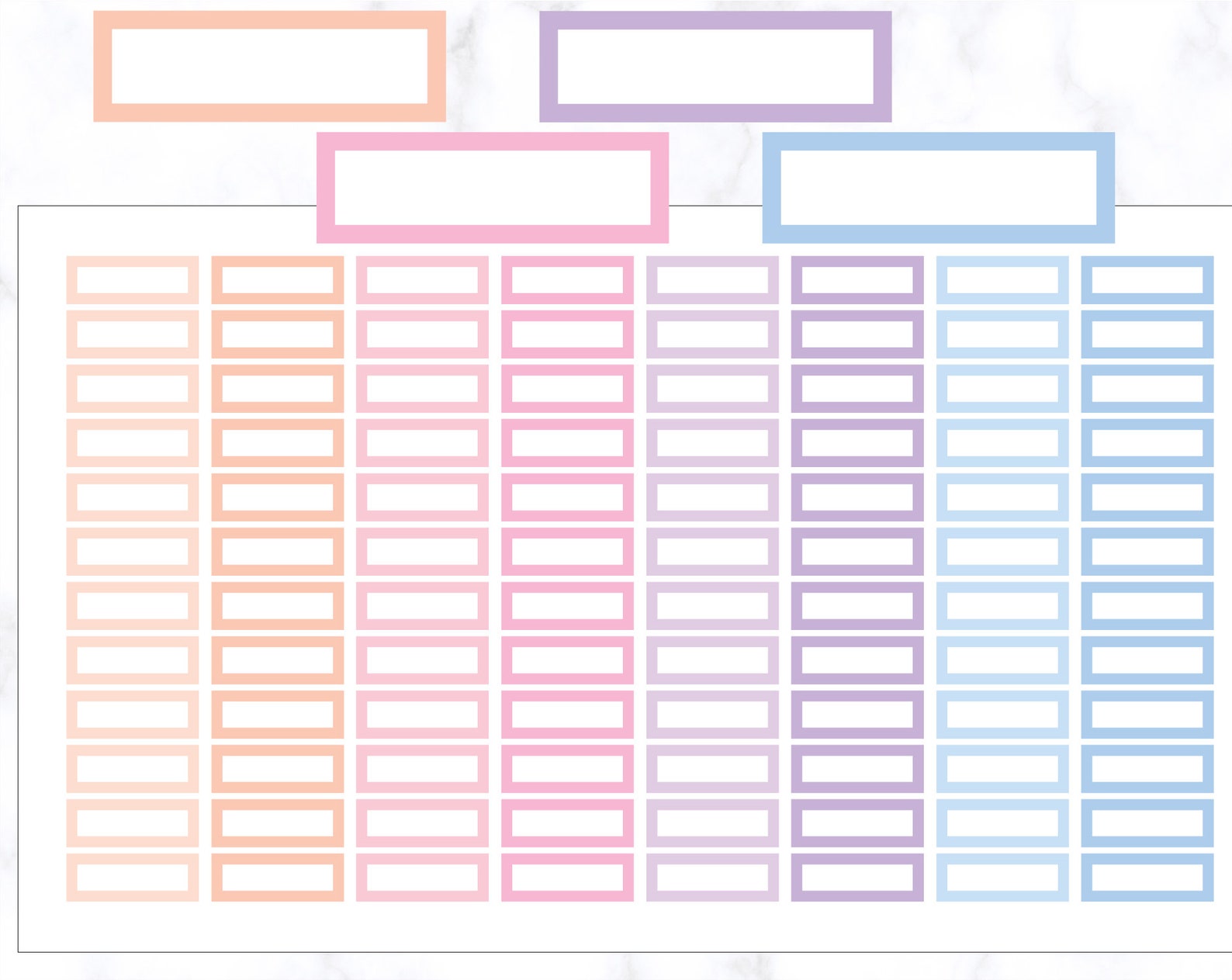 Mini Thin Label Planner Stickers | Label Planner Stickers | Mini Label ...