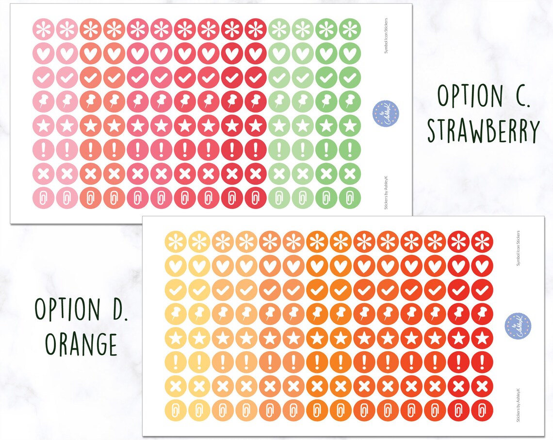 Symbol Icon Planner Stickers Symbol Planner Stickers Icon - Etsy Australia