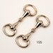 2pcs Horsebit Snaffle Bit Loop Ring, Rings Detachable, Leathercraft ...