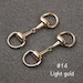 2pcs1 Pair Horsebit Snaffle Bit Loop Ring, Leathercraft, Leather Shoes ...