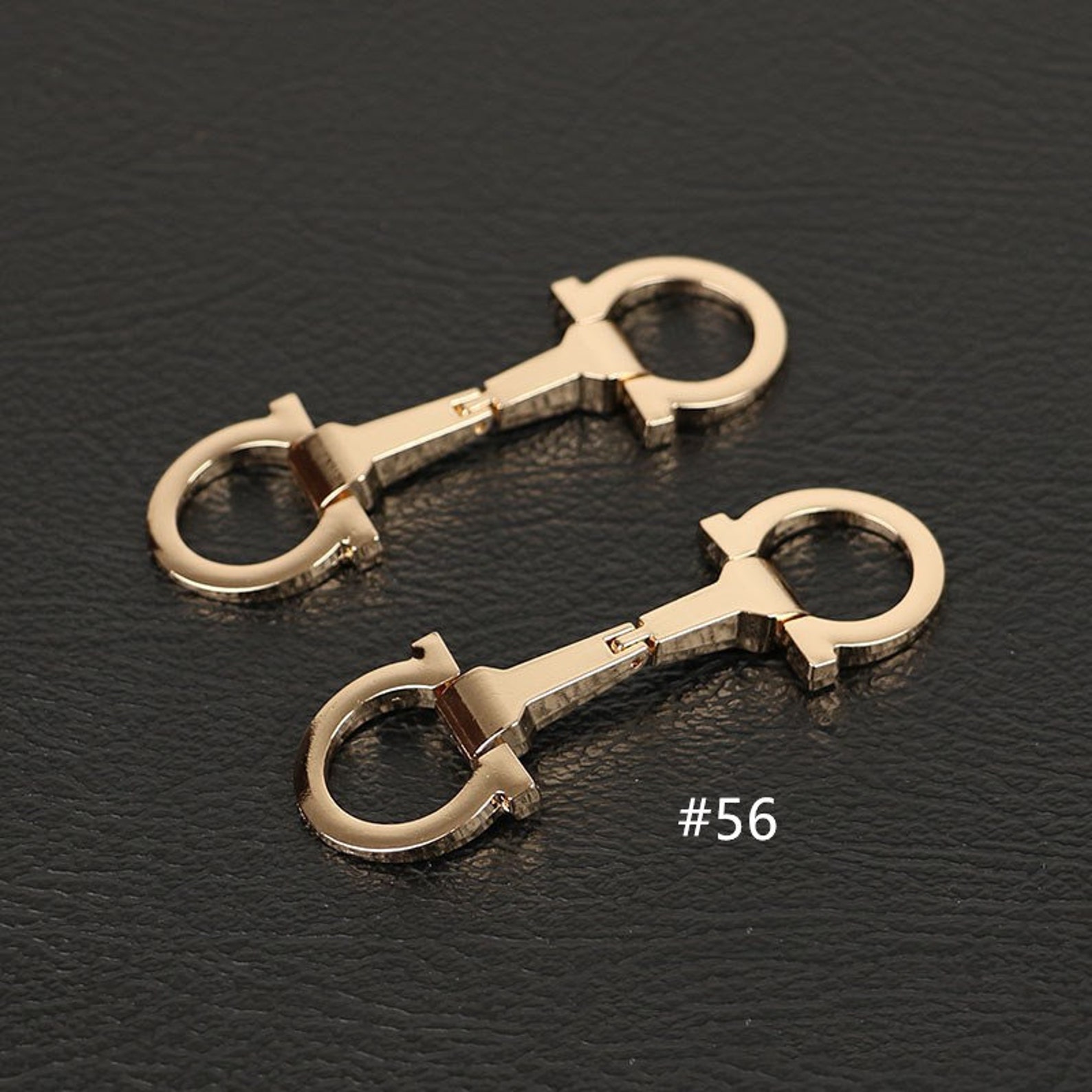 2pcs Horsebit Snaffle Bit Loop Ring, Rings Detachable, Outer Size 7.7x2 ...