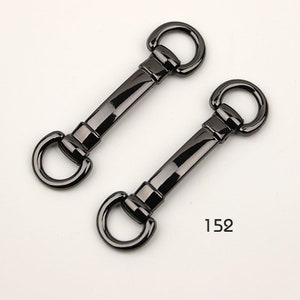 2pcs Horsebit Snaffle Bit Loop Ring, Rings Detachable, Leathercraft ...
