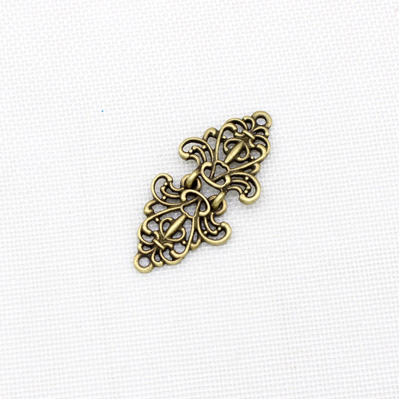 Celtic Cardigan Floral Sew-on Clasp, Metal Hook and Eye Frog Closure, 6 ...