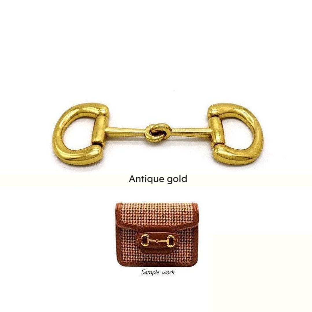 Horsebit Snaffle Bit Loop Ring , Leathercraft DIY Supplies, Solid Metal ...