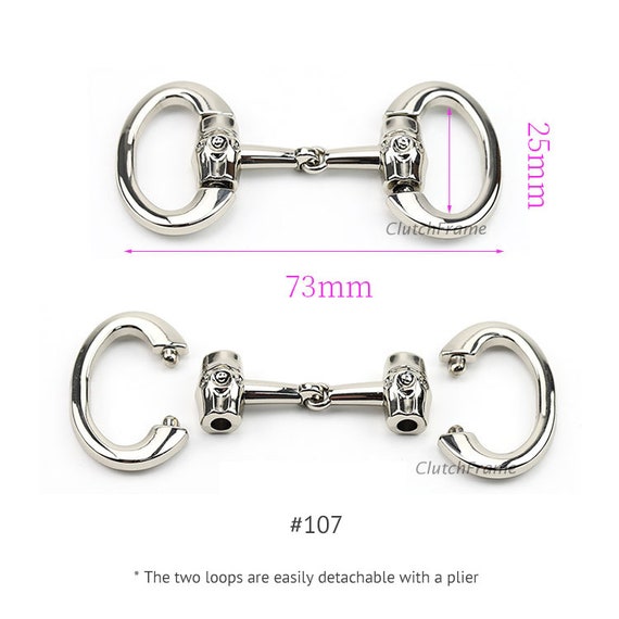 1 Pair Leathercraft Horsebit Snaffle Bit Total L7.3cm Loop - Etsy