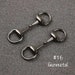 2pcs1 Pair Horsebit Snaffle Bit Loop Ring, Leathercraft, Leather Shoes ...