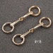 2pcs1 Pair Horsebit Snaffle Bit Loop Ring, Leathercraft, Leather Shoes ...