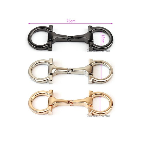 2pcs1 Pair Horsebit Snaffle Bit Loop Ring Leathercraft - Etsy