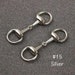 2pcs1 Pair Horsebit Snaffle Bit Loop Ring, Leathercraft, Leather Shoes ...
