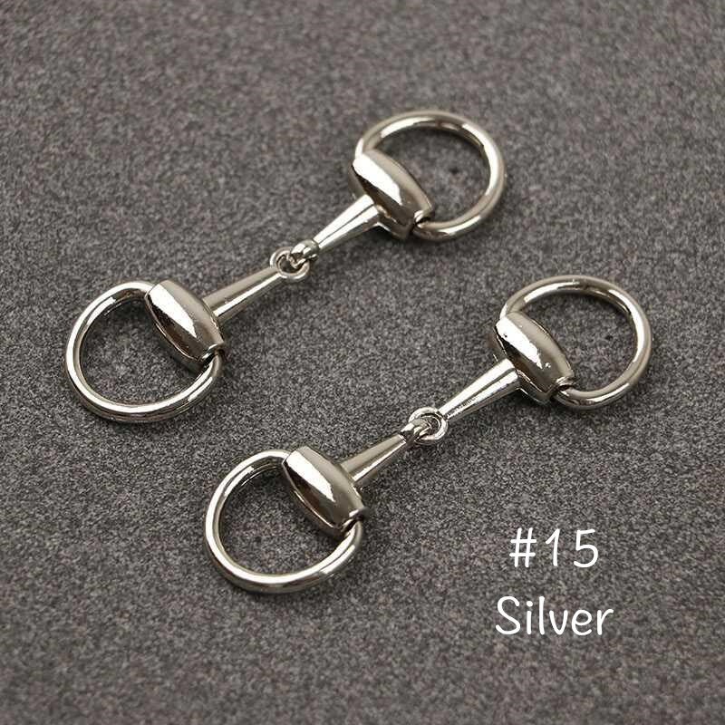 2pcs(1 Pair) Horsebit Snaffle Bit Loop Ring, Leathercraft, Leather ...