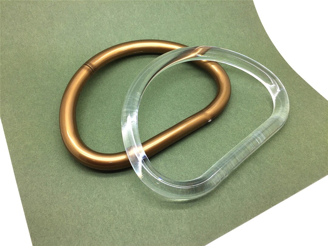 13cm X 9cm Small Plastic Bag Handle, One Pair, D Style Purse Handbag ...