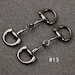 2pcs1 Pair Horsebit Snaffle Bit Loop Ring, Leathercraft, Leather Shoes ...