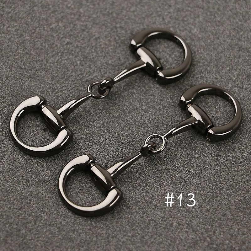 2pcs(1 Pair) Horsebit Snaffle Bit Loop Ring, Leathercraft, Leather ...