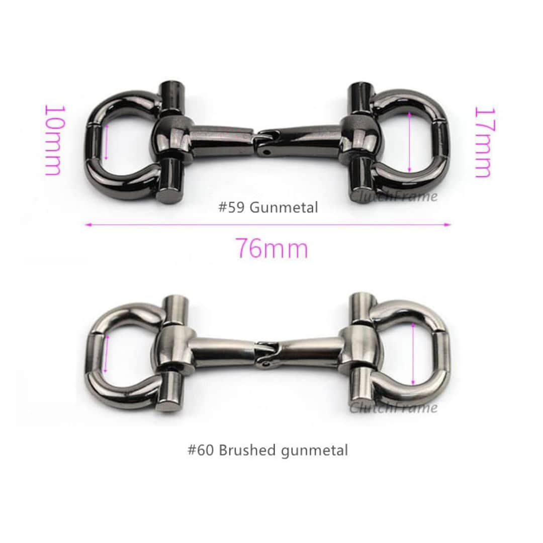 2pcs Horsebit Snaffle Bit Loop Ring, Loops Detachable, Leathercraft ...