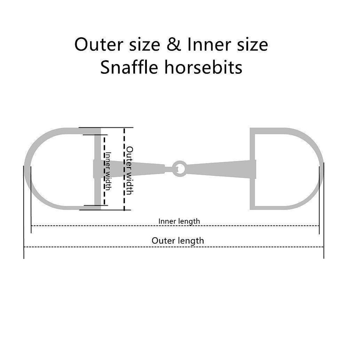 2pcs (1 Pair) Horsebit Snaffle Bit Loop Ring, Leathercraft, Shoes ...