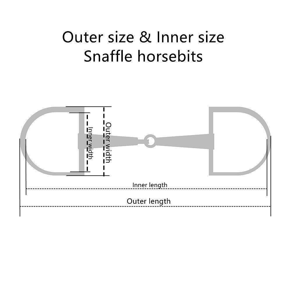 2pcs (1 Pair) Horsebit Snaffle Bit Loop Ring, Leathercraft, Shoes ...