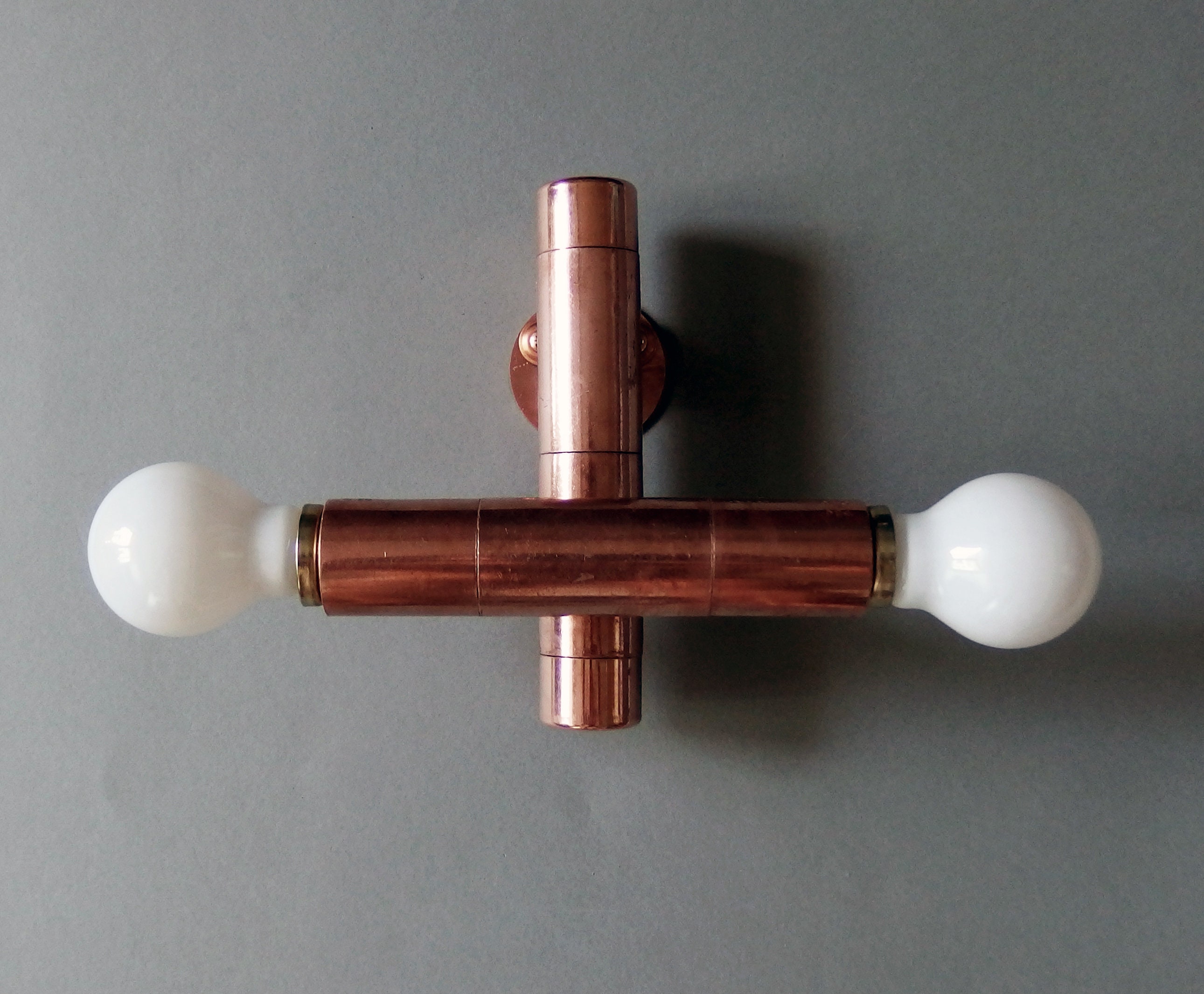 Copper Steam Punk Industrial Style Handmade Sconces - Etsy