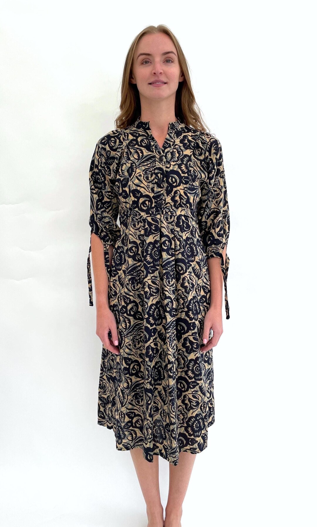1970s Liberty of London Dress Raoul Dufy Print - Etsy
